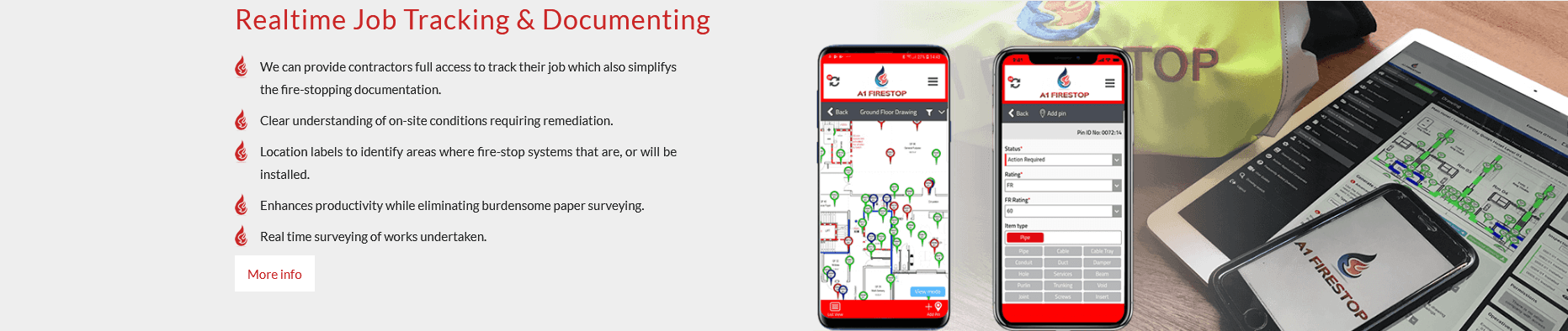 A1 Firestop | D4 Webdesign